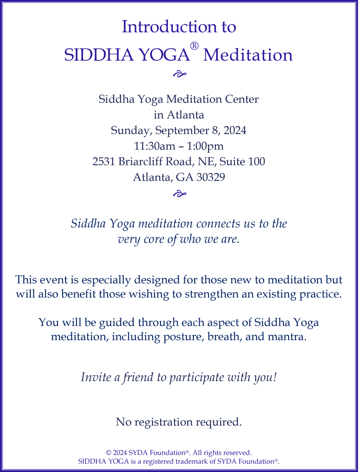 Introduction to SIDDHA YOGA Meditation | Siddha Yoga® Meditation Center ...