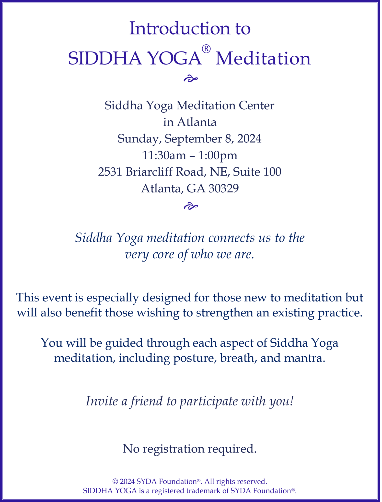 Introduction to SIDDHA YOGA Meditation | Siddha Yoga® Meditation Center ...